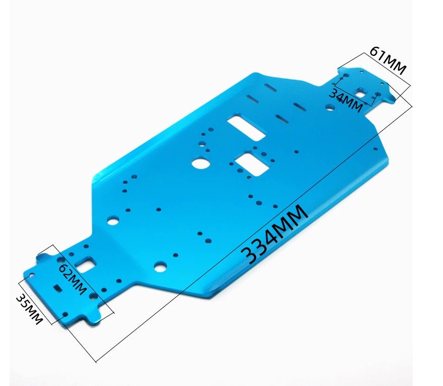 Redcat.Toys 06001 BLUE Chassis Plate Shockwave, Tsunami, Volcano STX ...